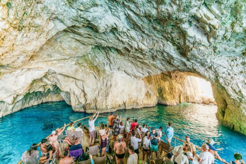 From Corfu Island: Antipaxos & Paxos Blue Caves Boat Cruise - The Value for Money