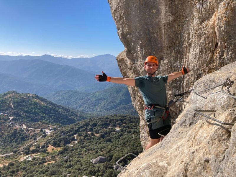 From Estepona: Vía Ferrata de Benalauria climbing tour - Key Points