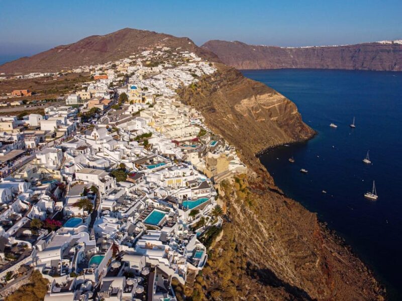 From Fira: Santorini Highlights Minibus Tour with Oia Sunset - Transportation and Practical Details
