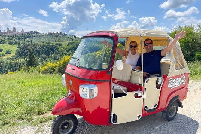From Florence:Tuscany Tuk Tuk with Lunch, Wine & San Gimignano - Key Points