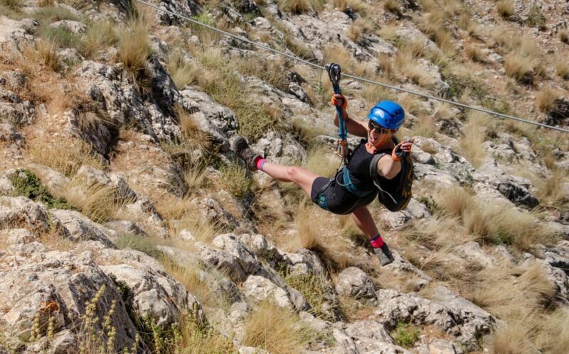 From Granada: Climb Zafarraya's 'Via Ferrata John Hogbin' - Key Points