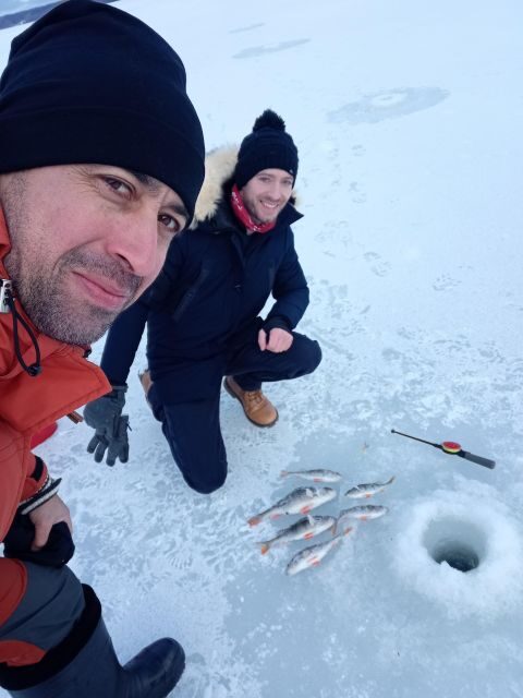 From Helsinki: Bodom Lake Ice Fishing with Food & Drinks - Culinary Delights in a Traditional Setting