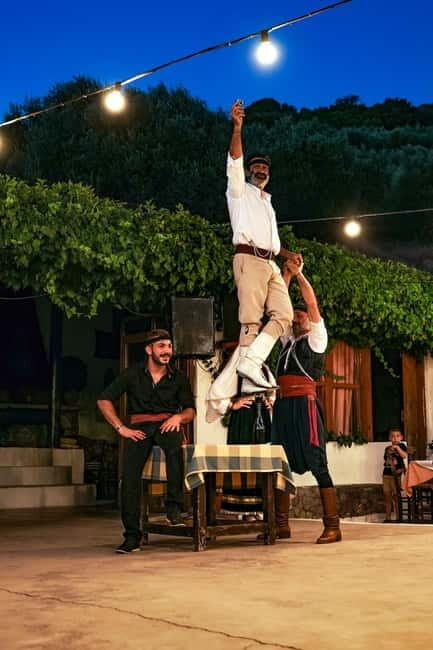 From Heraklion: Cretan Village Dinner with Music & Dancers - The Cretan Dinner & Live Entertainment