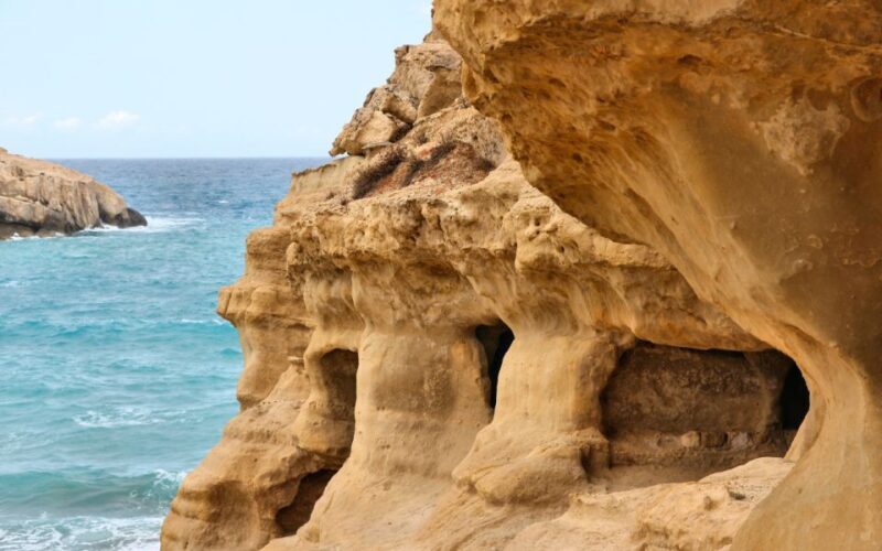 From Heraklion: Matala Hippie Beach, Relaxing Trip & Pickup - Key Points