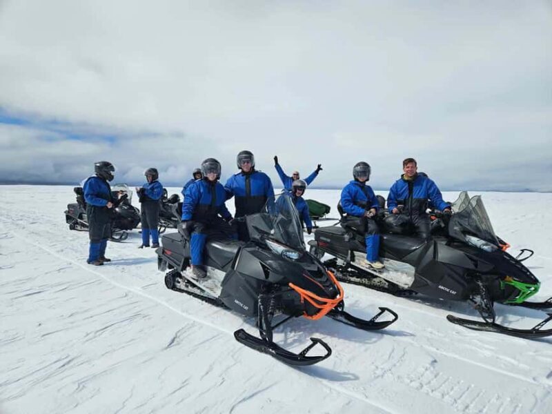 From Husafell: Langjokull Glacier Snowmobile Tour - Key Points