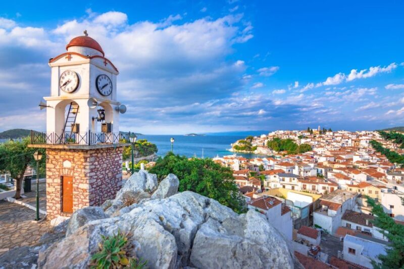 From Katerini: Skiathos Island Day Tour with Swimming - How the Tour Unfolds