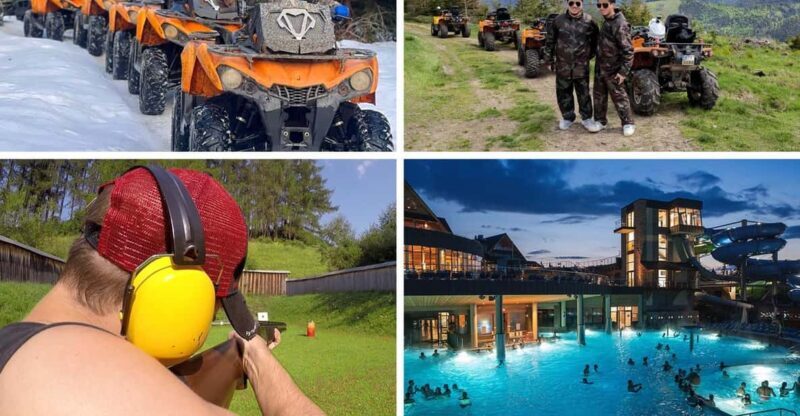 From Krakow: ATV/Snowmobile Ride, Shooting & Hot Springs - Key Points