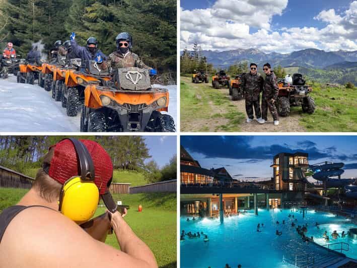 From Krakow: ATV/Snowmobile Ride, Shooting & Hot Springs - The Perfect Blend of Adventure and Relaxation