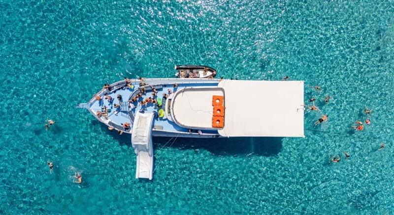 FROM LATCHI: Blue Lagoon Akamas Cruise - large water slide - Authentic Insights from Reviewers