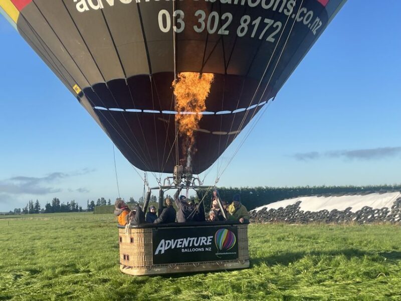 From Methven: Hot Air Balloon Flight in Canterbury with Wine - Final Words
