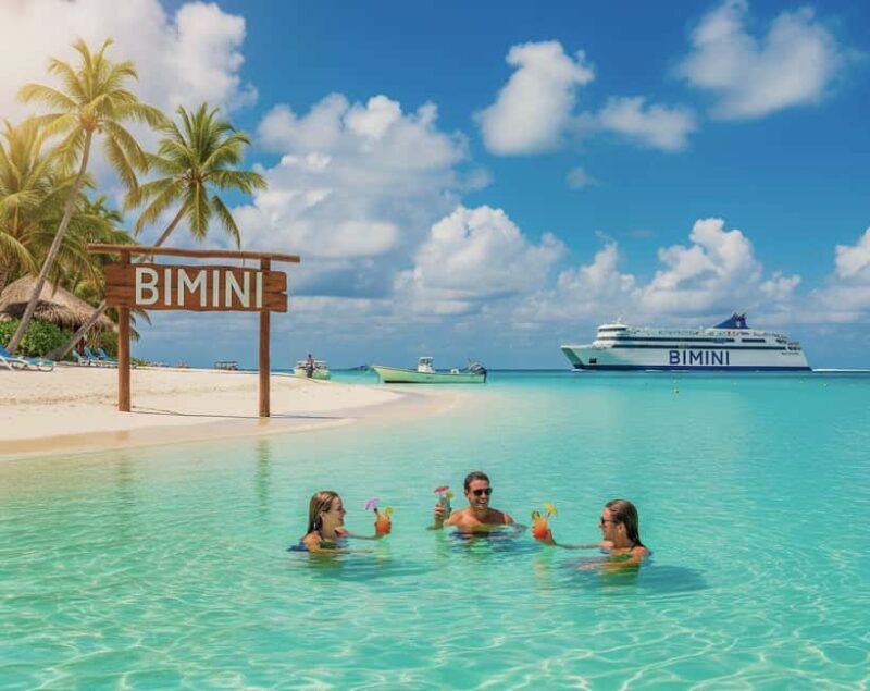 From Miami: Bimini or Grand Bahama Day Trip by Ferry - Key Points