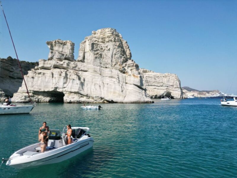 From Milos: Half-Day Private Cruise to Kleftiko & Sikia Cave - An In-Depth Look at the Milos Private Cruise