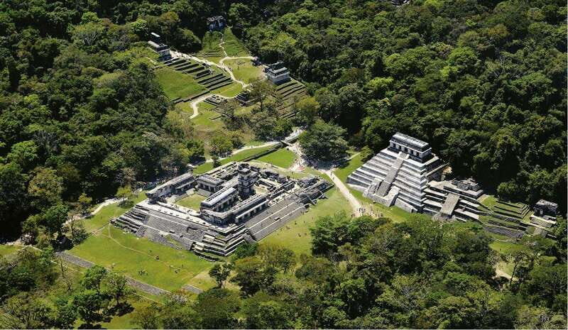 From Palenque: Palenque Ruins and waterfalls Roberto Barrios - Exploring Palenque: A Majestic Mayan Site