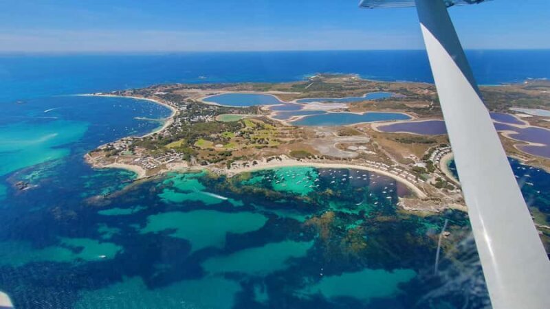 From Perth: Rottnest Grand Scenic Flight - Fremantle and the Port