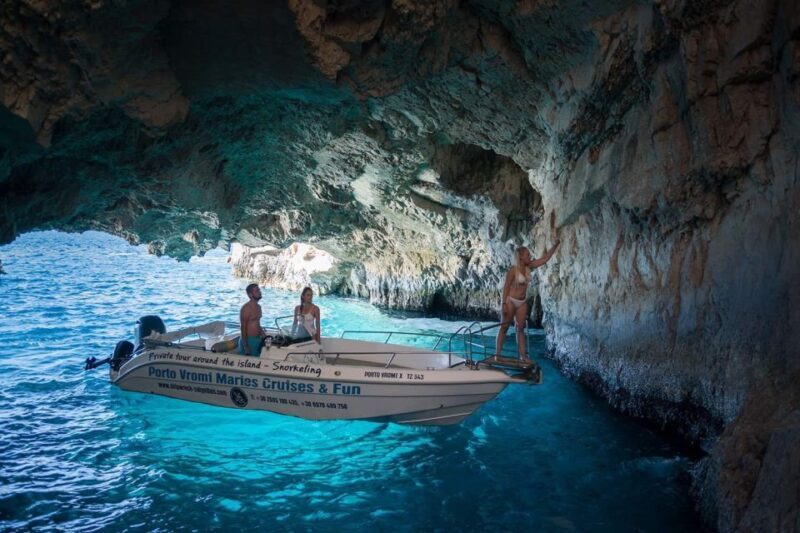 From Porto Vromi: Shipwreck Beach Private Boat Cruise - Exploring Caves and Hidden Spots  