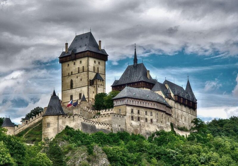 From Prague: Karltejn Castle & Konprusy Caves Tour - Key Points