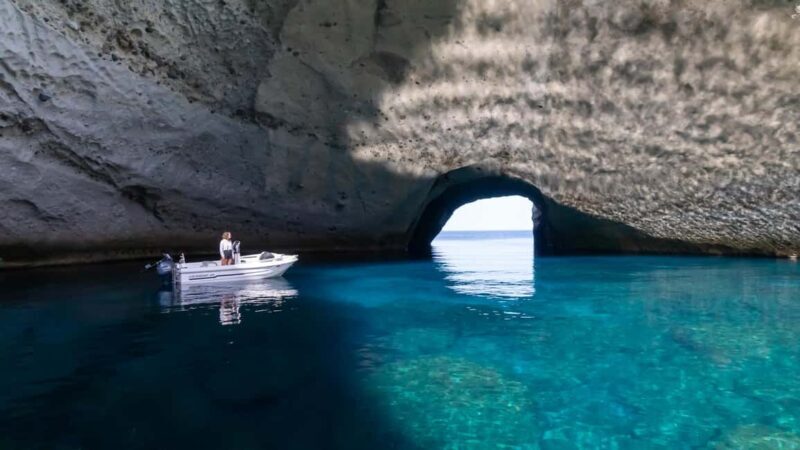 From Provatas Milos: Private Boat to Kleftiko with Guide - Key Points
