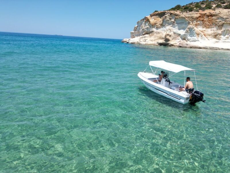 From Provatas Milos: Private Boat to Kleftiko with Guide - FAQ