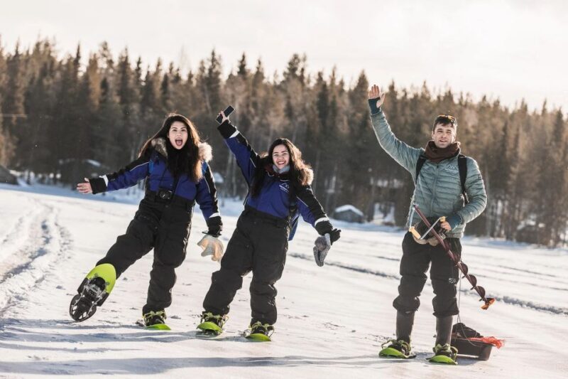 From Rovaniemi: Snowshoeing and Ice Fishing Tour - Key Points