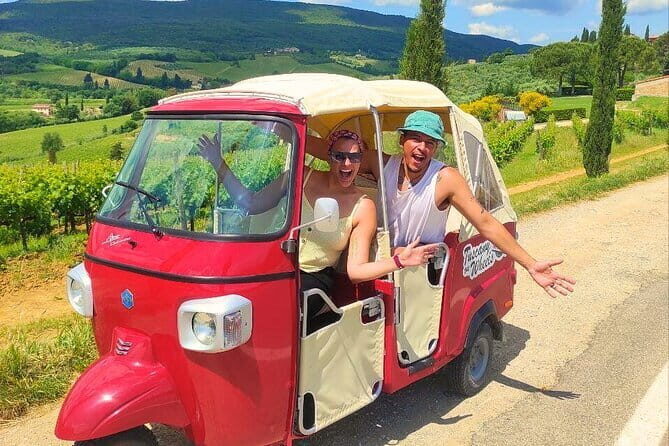 From San Gimignano: Tuscany Wine tour by Tuk Tuk with Lunch - Key Points
