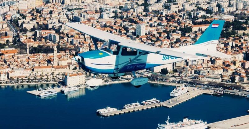 From Sinj: Panoramic Flight over Split - Key Points