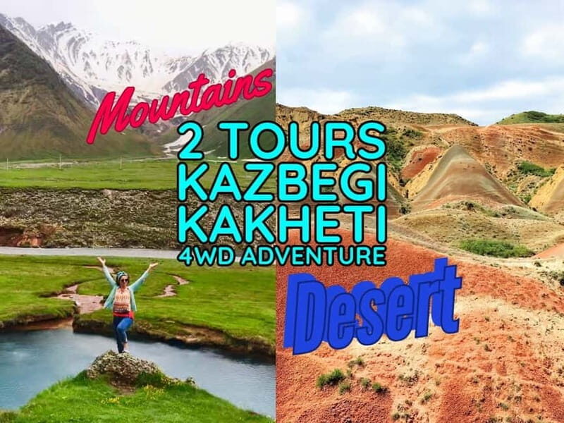 From Tbilisi: Kakheti and Kazbegi 2-Day 4X4 Jeep Tour pack - Exploring Georgia’s Hidden Gems: The 2-Day Kakheti and Kazbegi 4x4 Jeep Tour