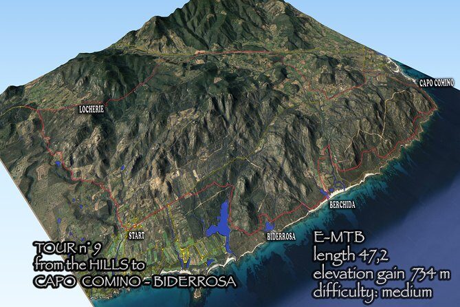 From the hills to Oasi Biderosa & Capo Comino with Electric Mountain Bikes - An In-Depth Look at the Tour Experience