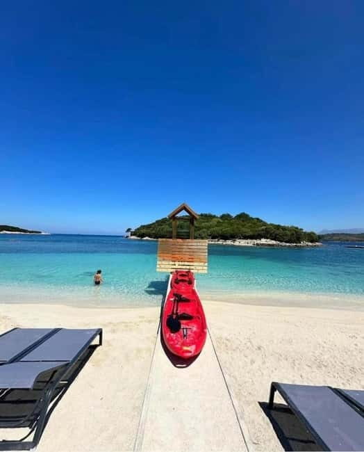 From Tirana/Durres/Vlora:Blue Eye,Saranda & Ksamil Boat Tour - Key Points