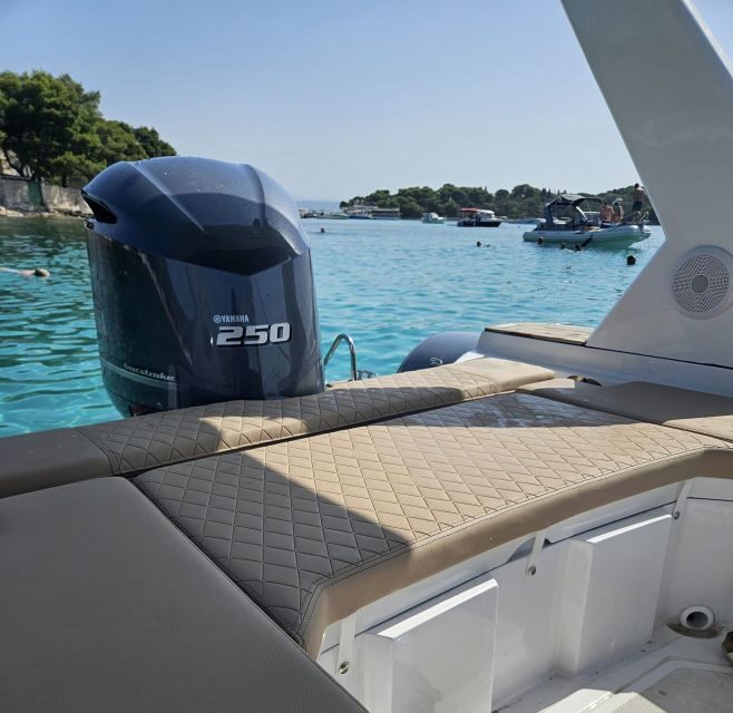 From Trogir: 3 islands half day tour with Blue Lagoon - Olta: Charming Fishermens Village