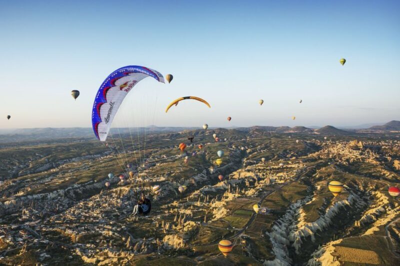 From Urgüp/Göreme: Cappadocia Tandem Paragliding & Transfer - What Reviewers Say