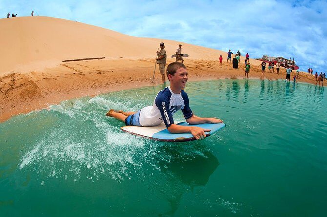 Full-Day 1770 Tour by LARC Amphibious Vehicle Including Sandboarding and Bustard Head Lightstation - Key Points