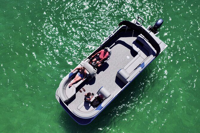 Full Day 60HP Pontoon Rental to Shell Island - Key Points