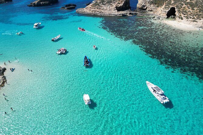 Full Day Malta Private Boat Tour Blue Lagoon Comino and Gozo - Key Points