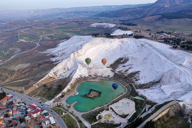 Full-Day Marmaris Pamukkale Tour With Hot Air Balloon Ride - Visiting Pamukkale and Hierapolis