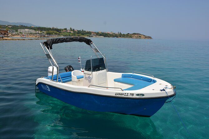 Full-Day Private Boat Rental in Tsilivi  No License Needed - The Sum Up