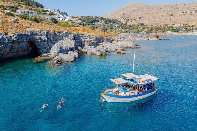 Full Day Tour 3 Swimming Stops & Lunch Stop - An Authentic Day on the Water in Rhodes: Full Day Tour with Swimming & Lunch