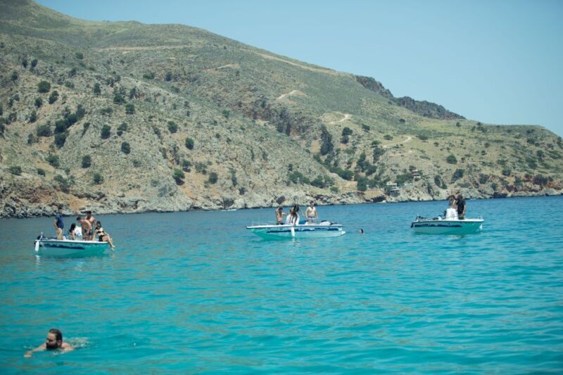 Georgioupolis: Rent a Boat Safari Sea Tour - Detailed Itinerary and What to Expect