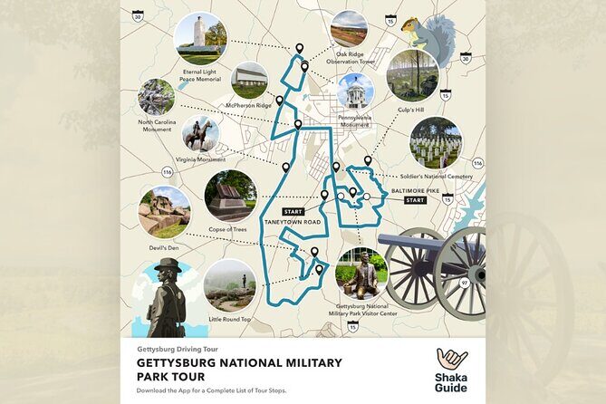 Gettysburg Tour Bundle Self Guided Driving and Walking Tours - Key Points