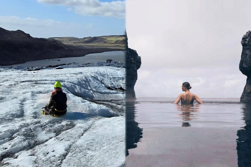 Glacier Hike, South Coast Iceland, Black Beach & Sky Lagoon - Relaxation at the Sky Lagoon