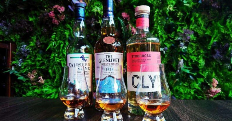 Glasgow: Whisky Flight at contemporary Scottish venue - The Details of the Itinerary