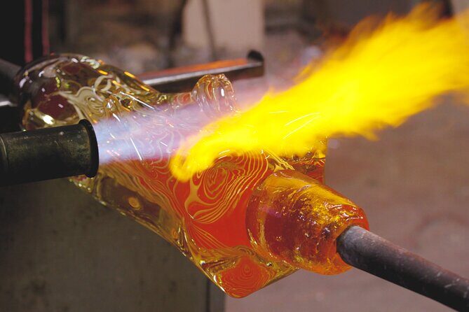 Glass Blowing Live Demo, Showroom visit and Artistic Glass gift! - The Experience in Practice