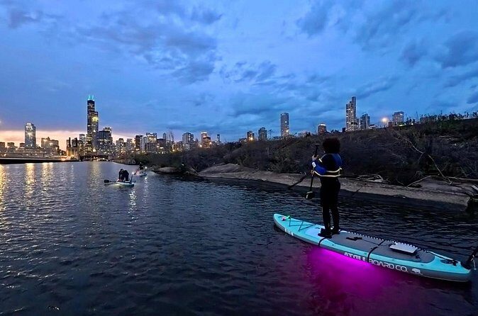 Glow and Glide Paddleboard Sunset Experience Chicago - The Sum Up