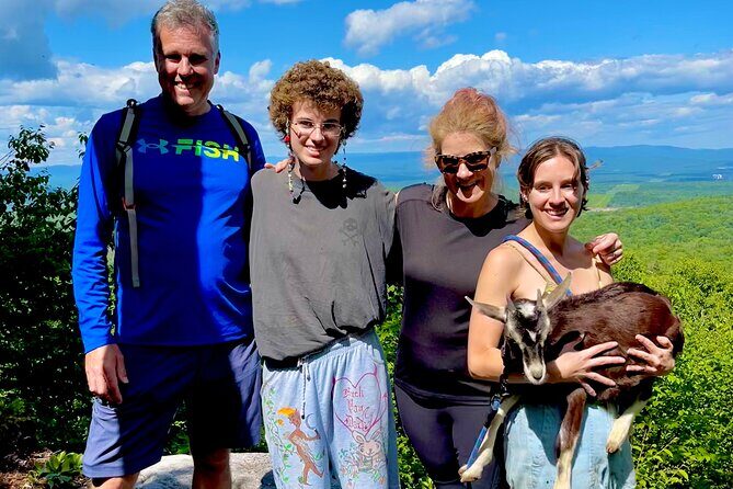 Goat Hiking, Beaver Dam Visit and picnic in Quebec forest - An Introduction to the Quebec Forest Adventure