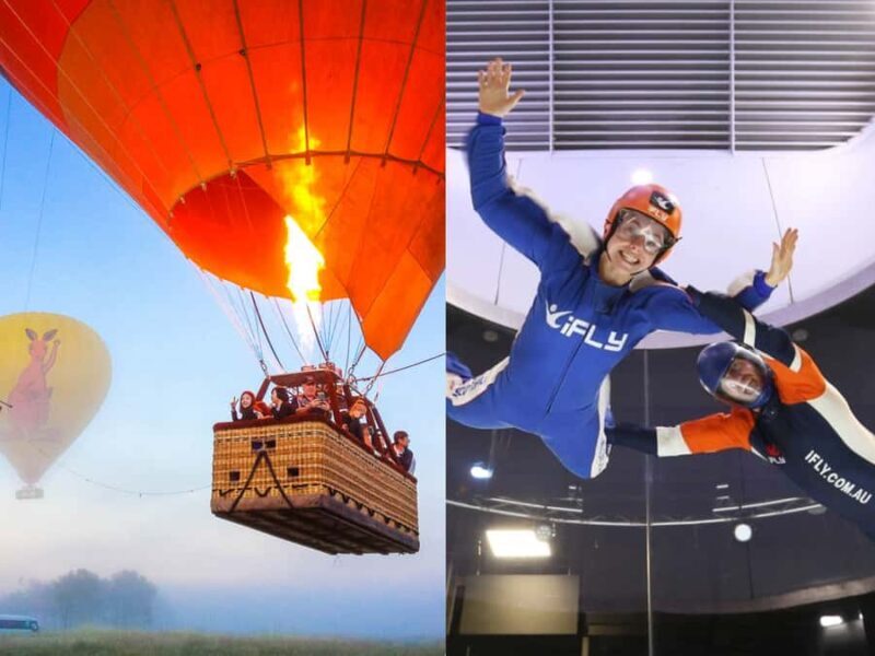 Gold Coast: Hot Air Balloon, Winery Breakfast & iFly - Key Points