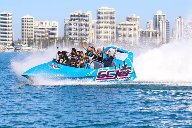 Gold Coast V8 Jet Boat Rapid Ride - Key Points