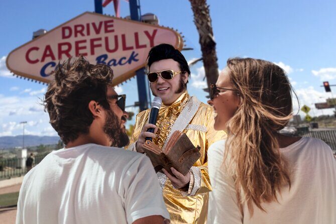 Gold Elvis Wedding or Vow Renewal at Las Vegas Sign - Who Is This Experience Best For?