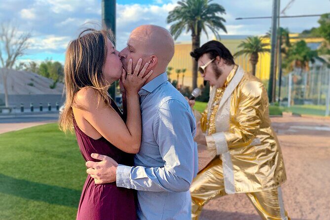 Gold Elvis Wedding or Vow Renewal at Las Vegas Sign - FAQs