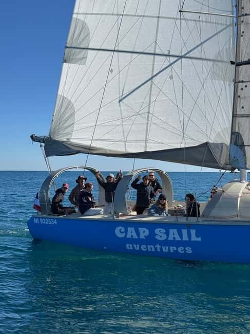 Golf Juan: Sunset Sailing Cruise with aperitif at the Island - What Is Included and What to Expect