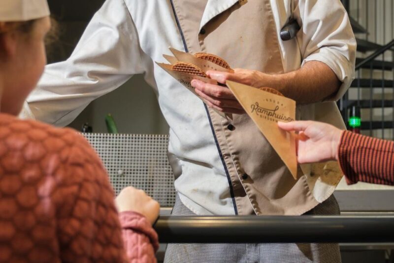 Gouda: Syrup Waffle Factory Ticket with a Waffle - The Ending: Sweet Satisfaction  