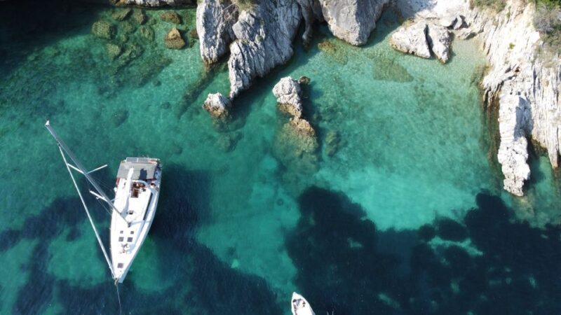 Gouvia: Corfu Island Sailing Trip with Snack and Soft Drinks - Exploring the Stops